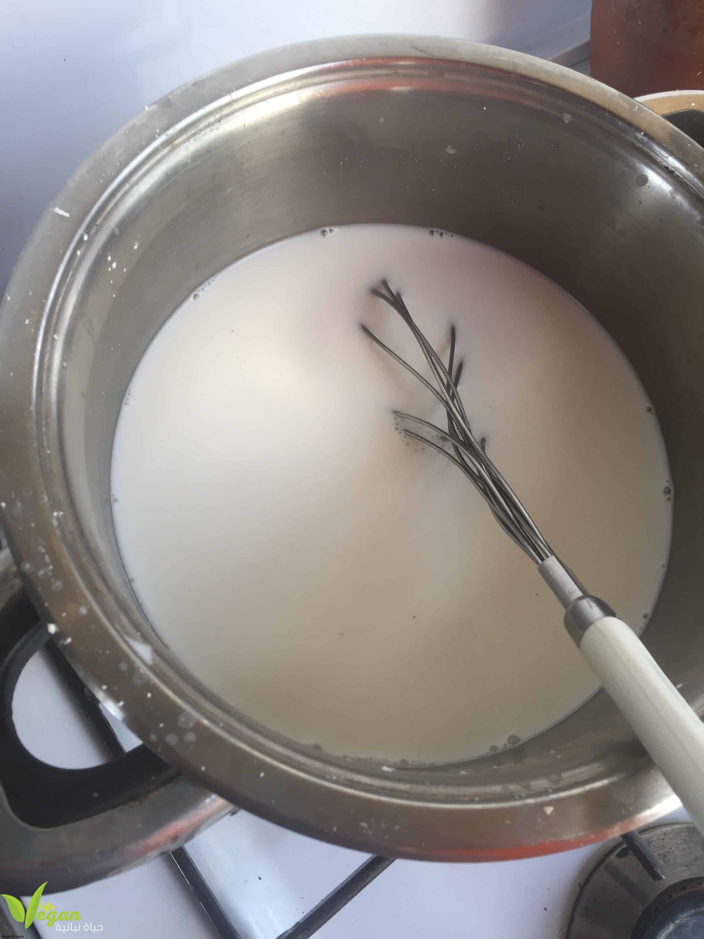 طريقة تحضير اللبن الرائب النباتي من اللوز – حياة نباتية